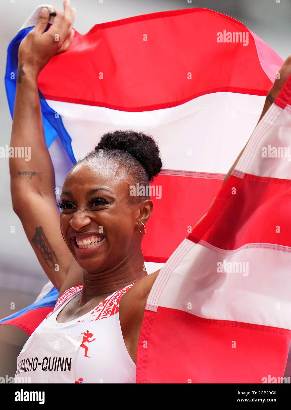Tokyo, Japan. 2nd Aug, 2021. Jasmine Camacho-Quinn of Puerto Rico ...
