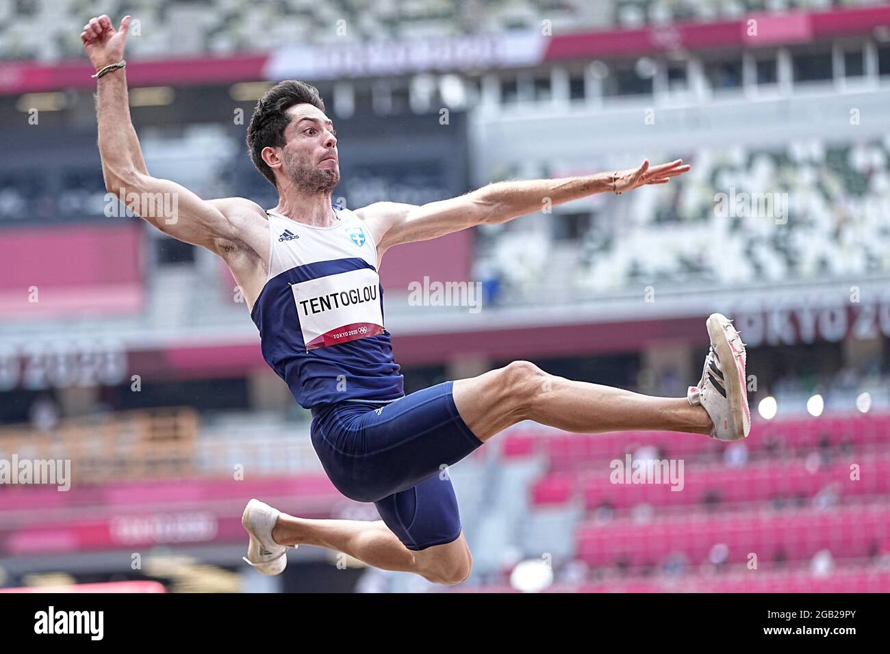 Tokyo, Japan. 02nd Aug, 2021. Athletics: Olympics, long jump, men ...