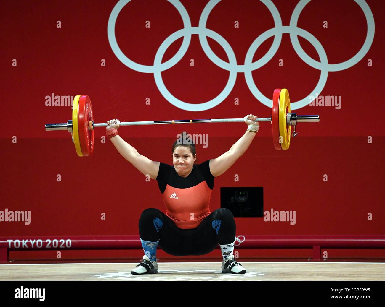 Belgian Weightlifter Anna Vanbellinghen pictured during the ...