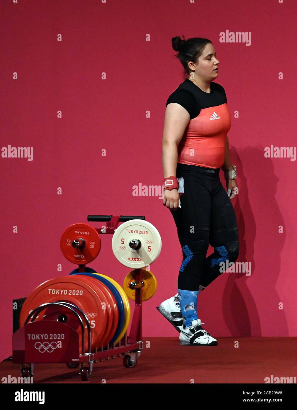Belgian Weightlifter Anna Vanbellinghen pictured during the ...