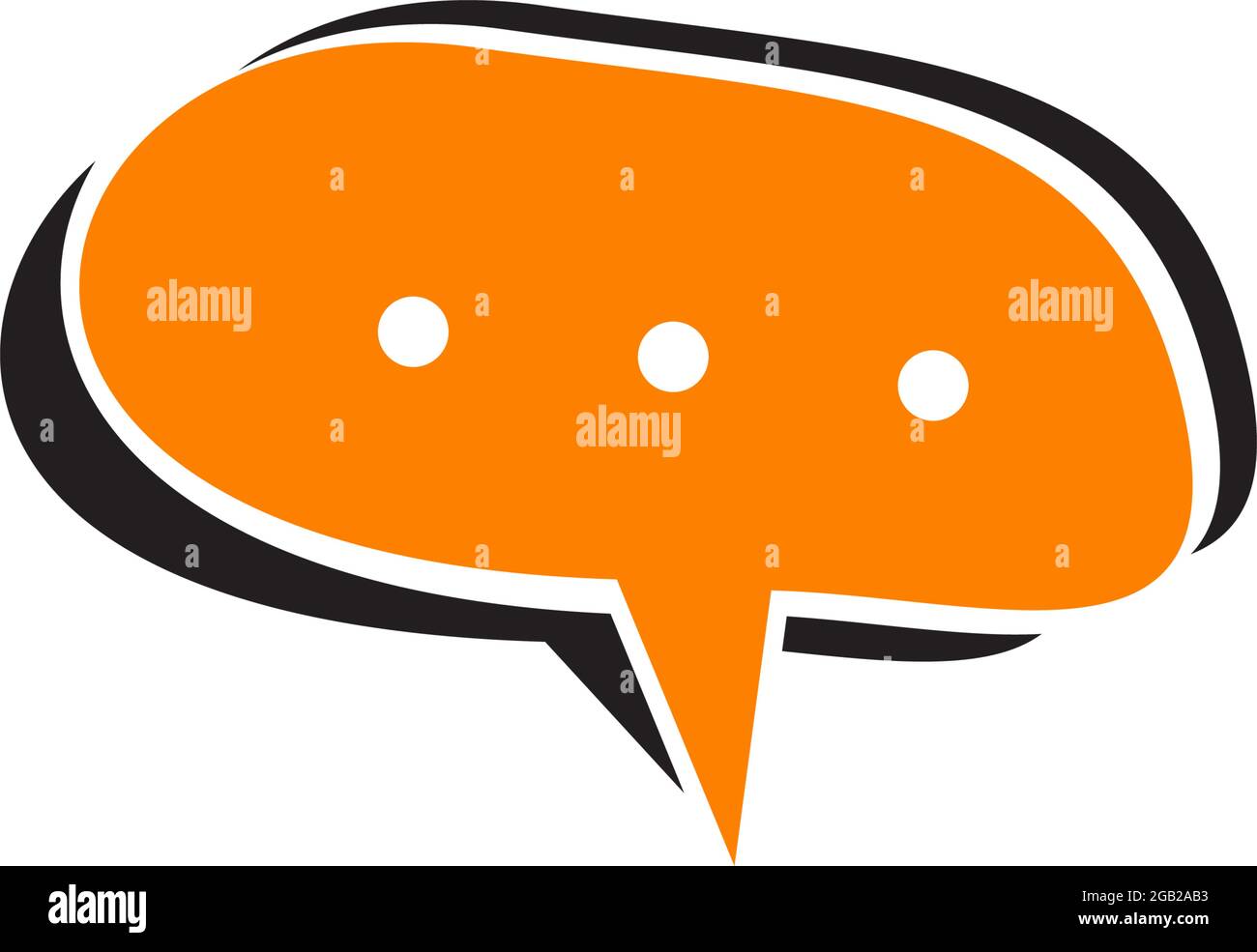 Messenger icon logo sign Stock Vector Images - Alamy