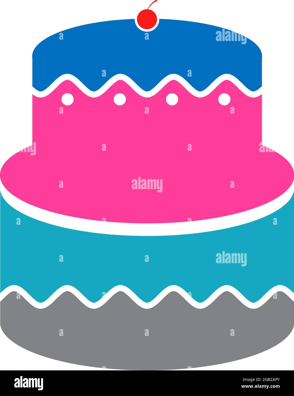 Cake shop icon logo design vector template Stock Vector Image & Art - Alamy