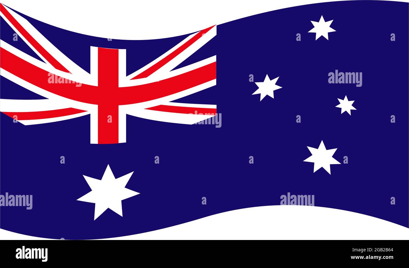 Australia flag icon logo design vector template Stock Vector Image ...