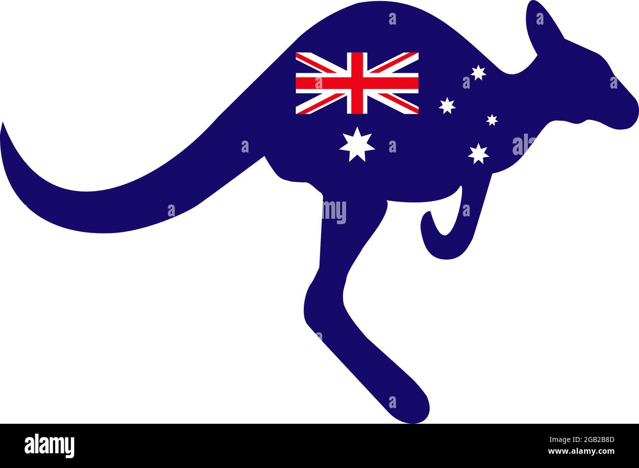 Australia flag icon logo design vector template Stock Vector Image ...