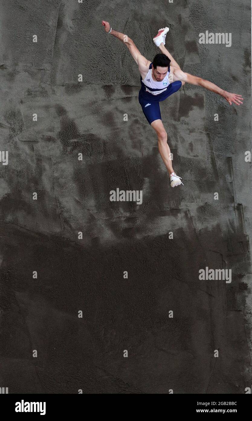 Tokyo, Japan. 2nd Aug, 2021. Miltiadis Tentoglou of Greece competes ...