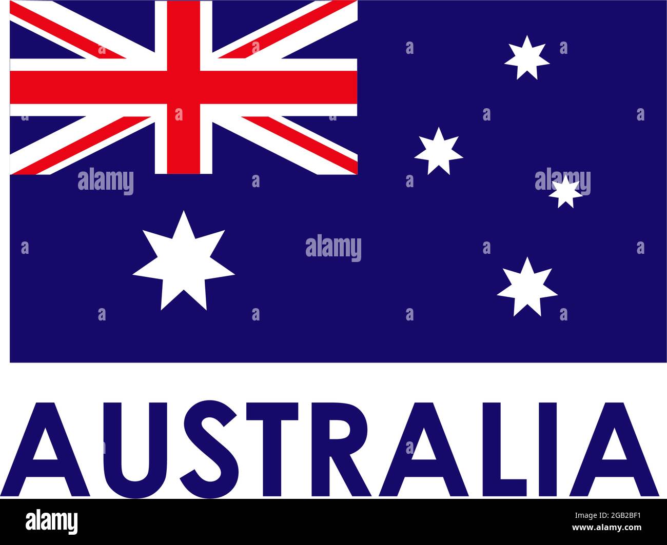 Australia flag icon logo design vector template Stock Vector Image ...