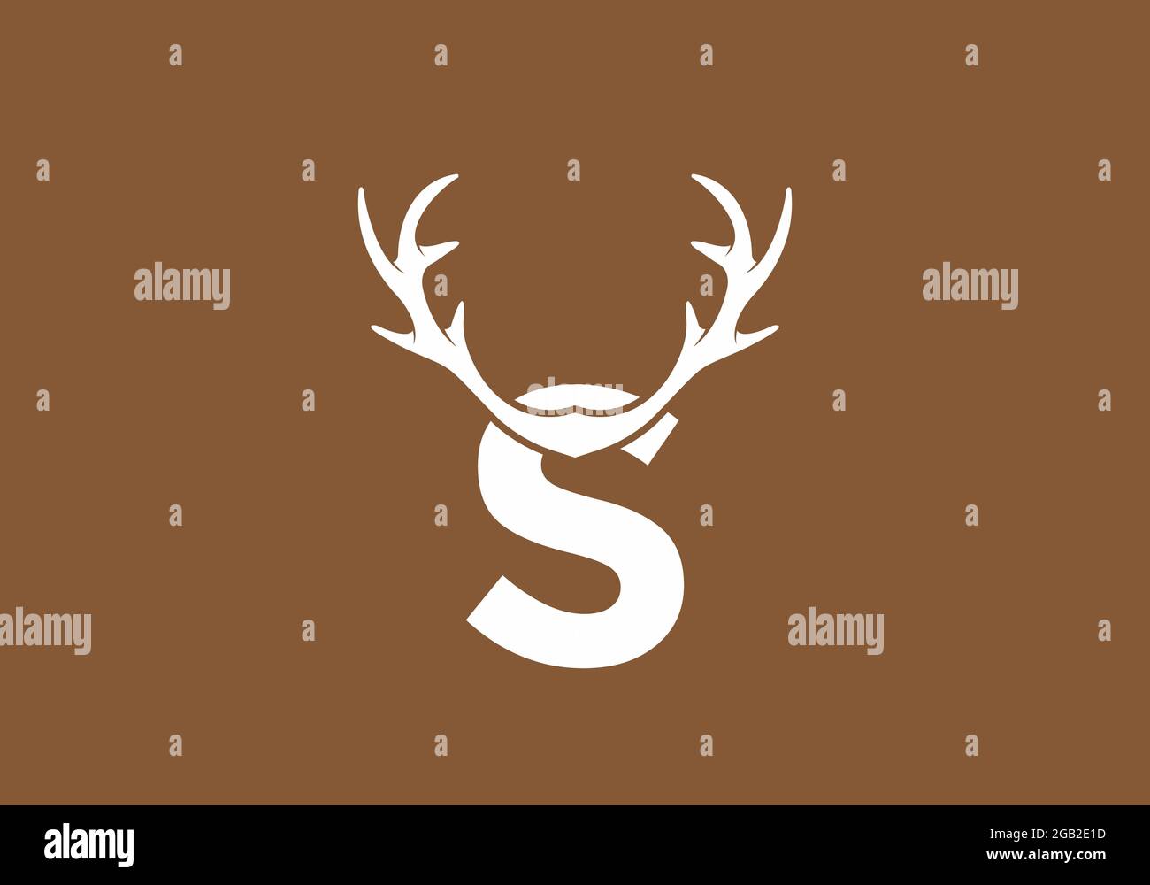 Stag s horn Stock Vector Images - Alamy