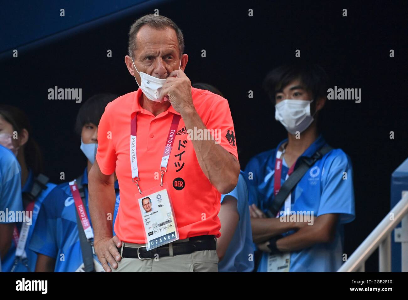 DOSB President Alfons HOERMANN on the tribune, Tennis Final Men, Mens`s ...