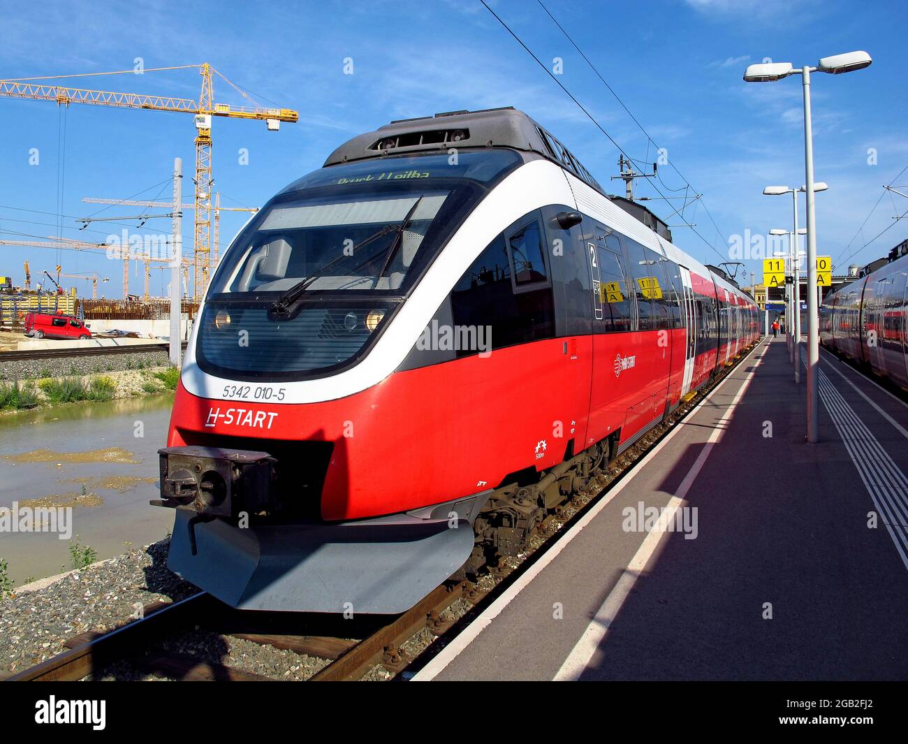 The train station in Vienna, Austria Stock Photo - Alamy