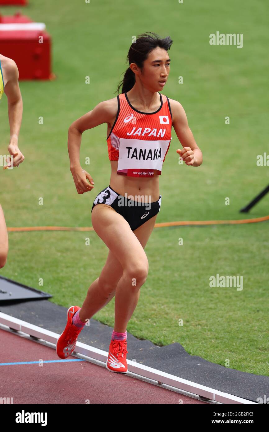 Tokyo, Japan. 2nd Aug, 2021. Nozomi Tanaka (JPN) Athletics : Women's ...