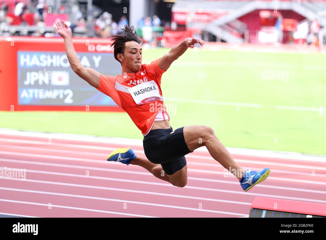 Tokyo, Japan. 2nd Aug, 2021. Yuki Hashioka (JPN) Athletics : Men's Long ...