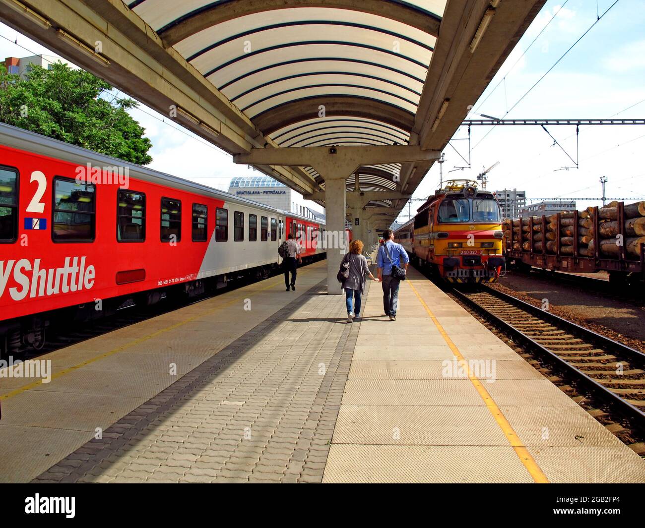 The train station in Bratislava, Slovakia Stock Photo - Alamy
