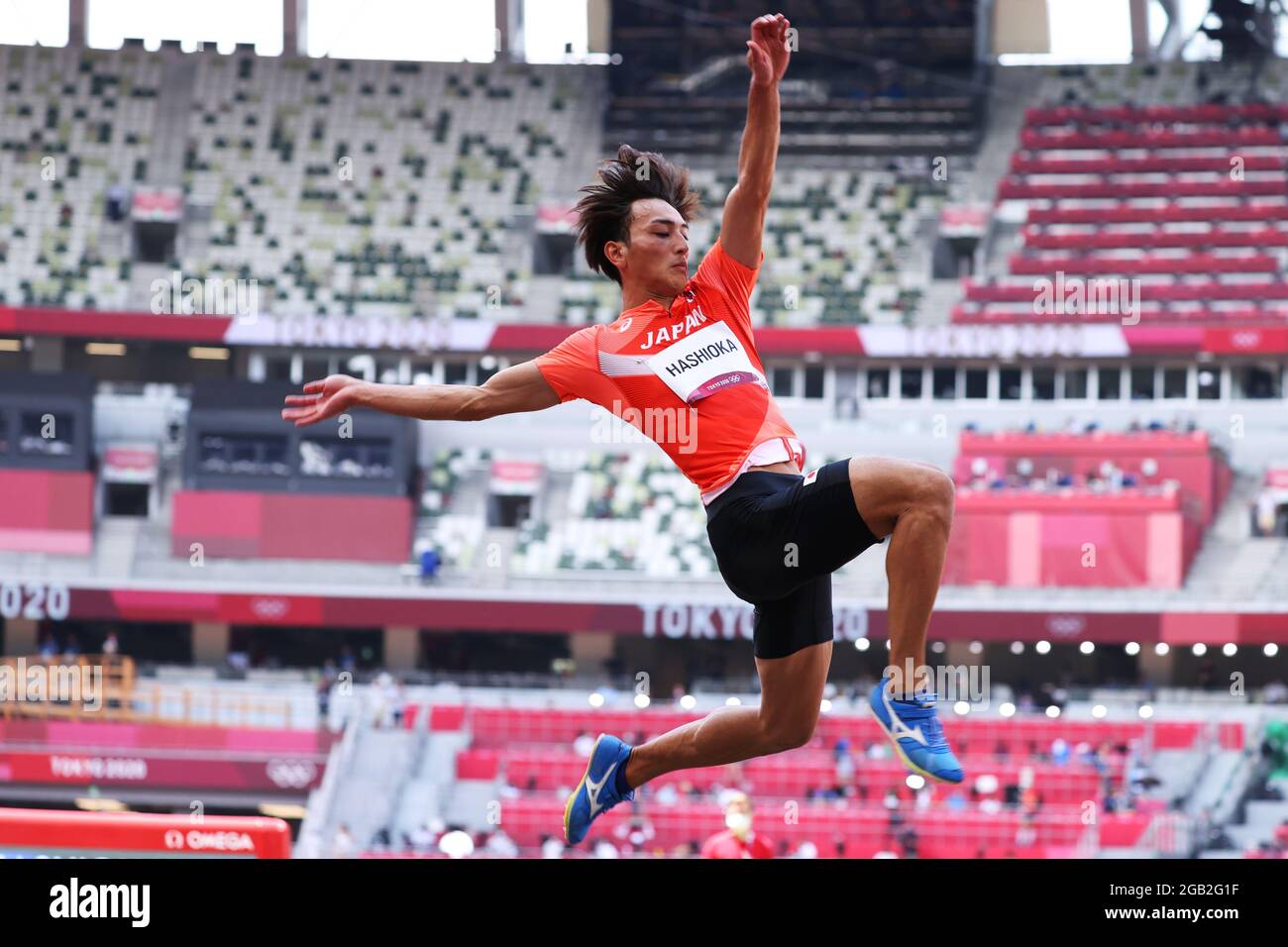 Tokyo, Japan. 2nd Aug, 2021. Yuki Hashioka (JPN) Athletics : Men's Long ...