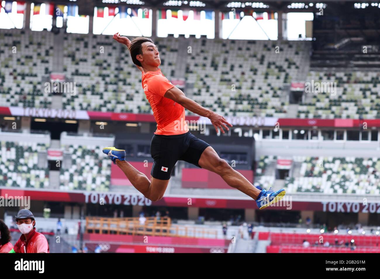Tokyo, Japan. 2nd Aug, 2021. Yuki Hashioka (JPN) Athletics : Men's Long ...