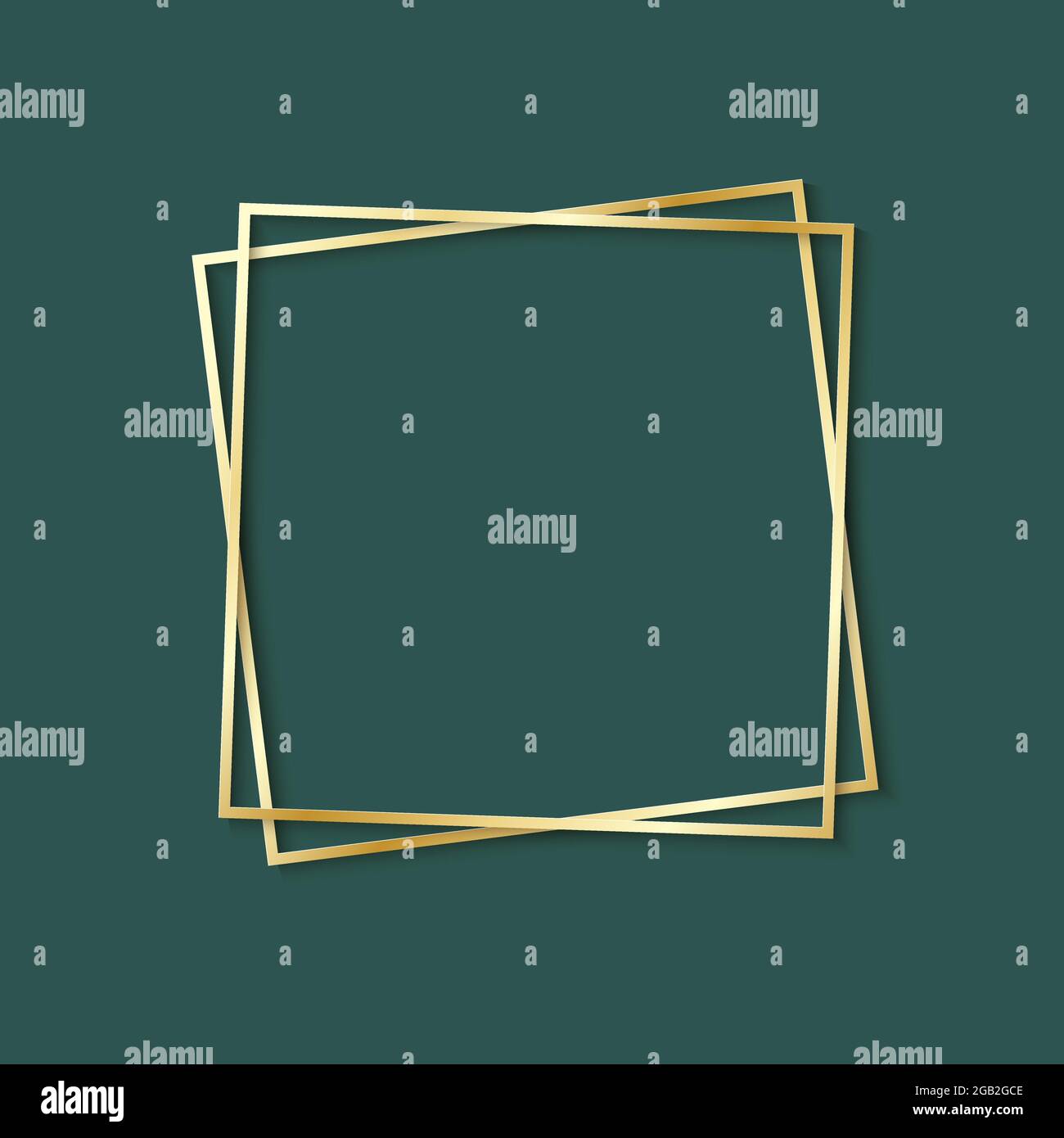 Gold Frame Vector Psd