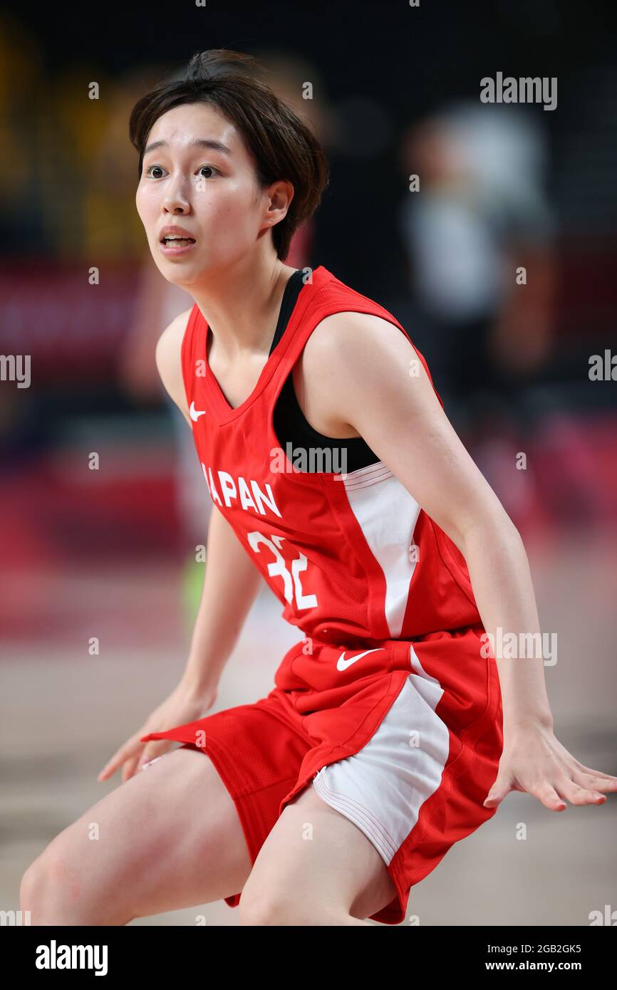 Saitama, Japan. 2nd Aug, 2021. Saori Miyazaki (JPN) Basketball : Women's Preliminary Round Group ...