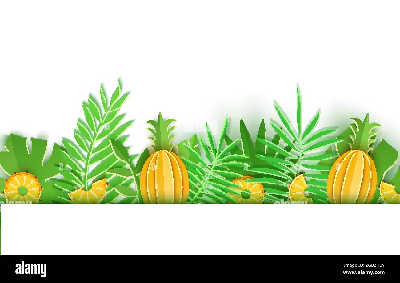 Pineapple Clip Art Border