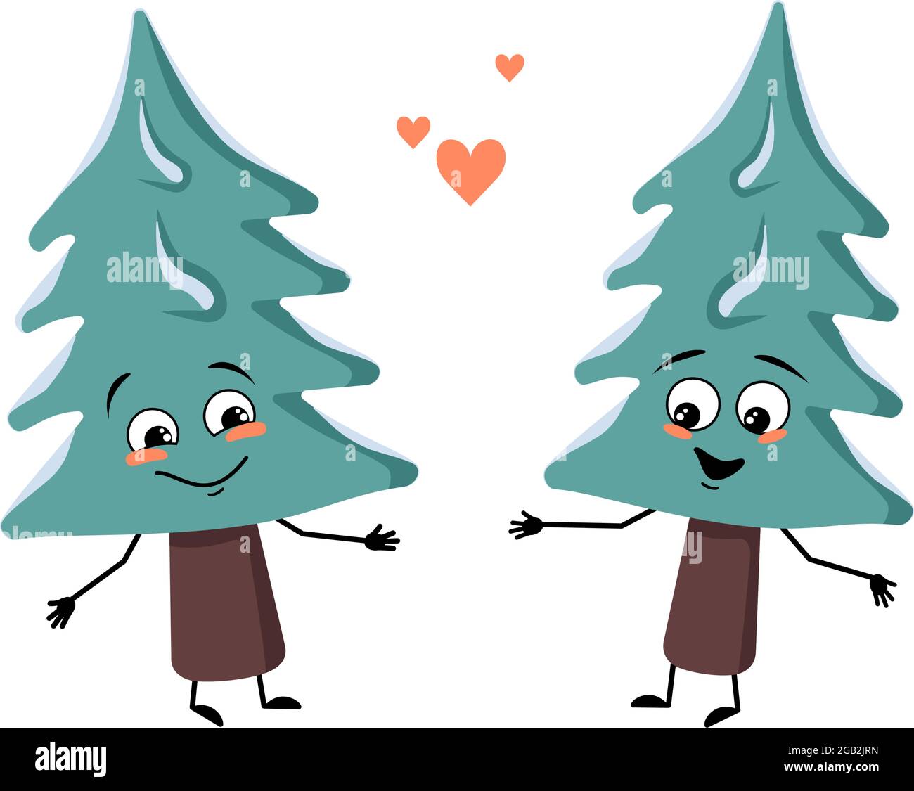 Couple christmas kiss Stock Vector Images - Alamy