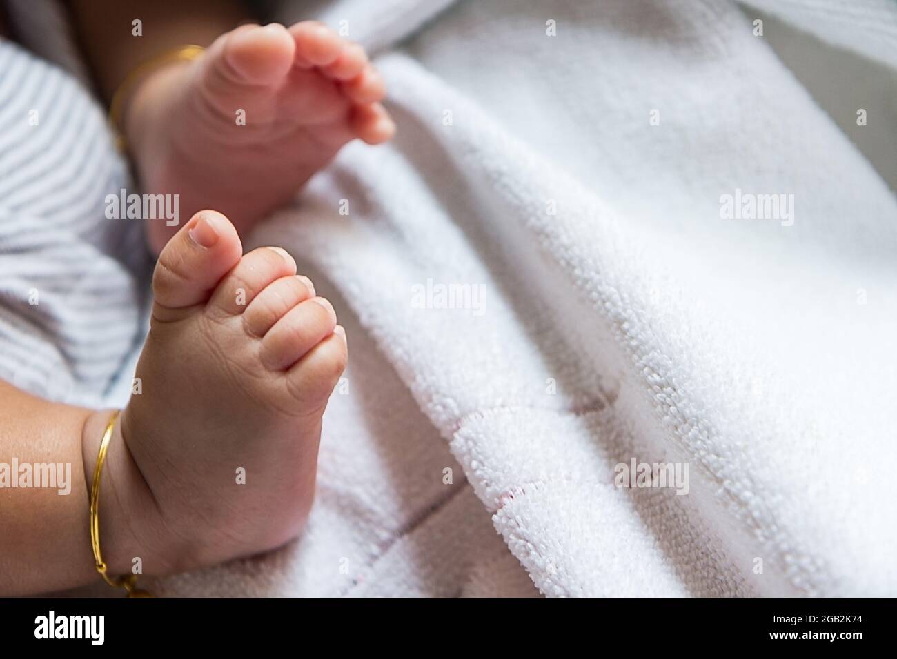 Two feet Baby's, Love Stock Photo - Alamy