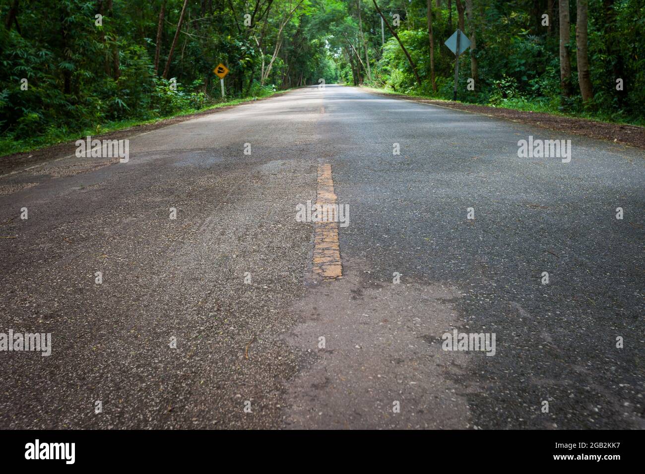 Road up to the mountain background Stock Photo - Alamy