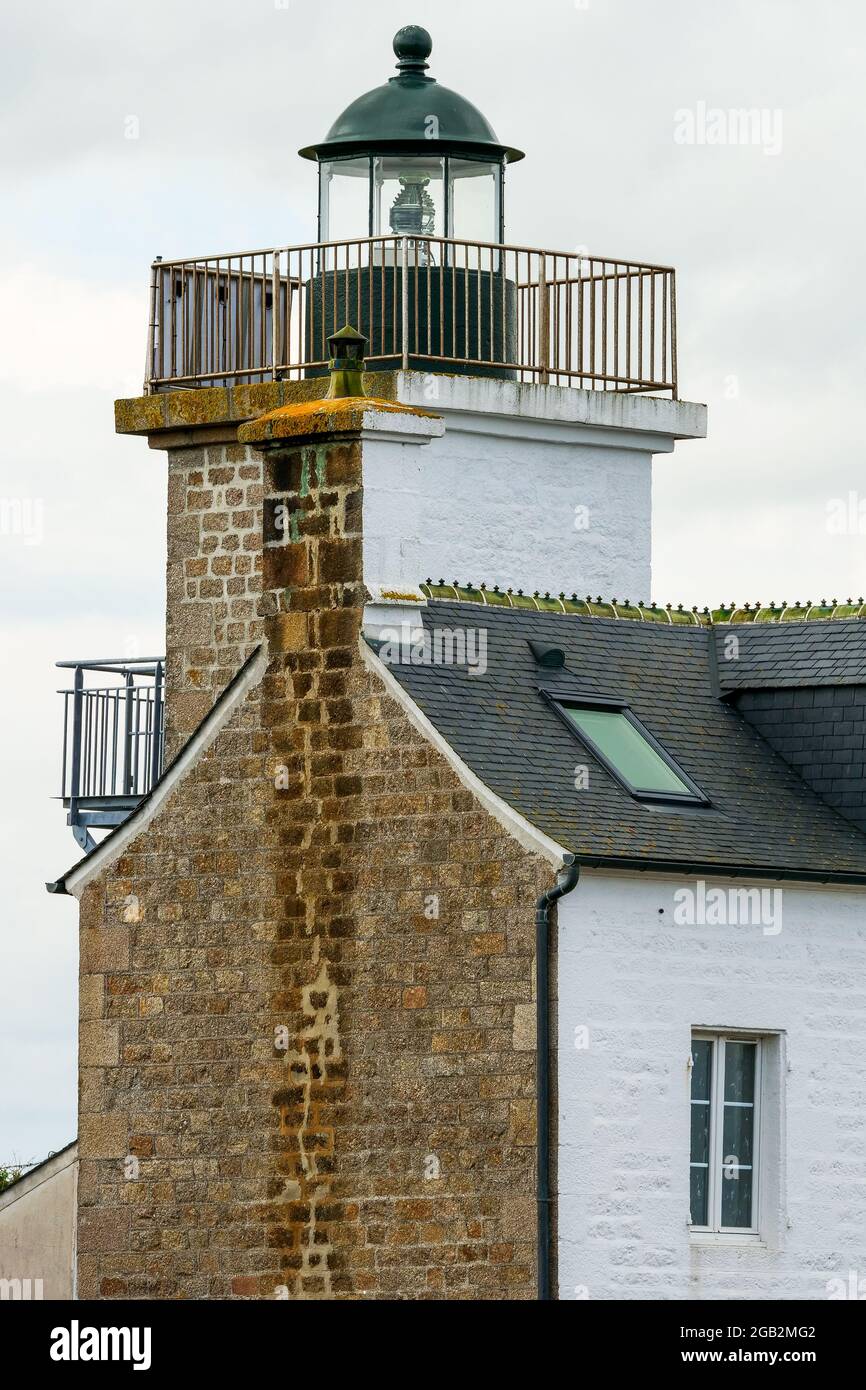 Lighthouse, Barfleur, Manche department, Cotentin, Normandy, France ...