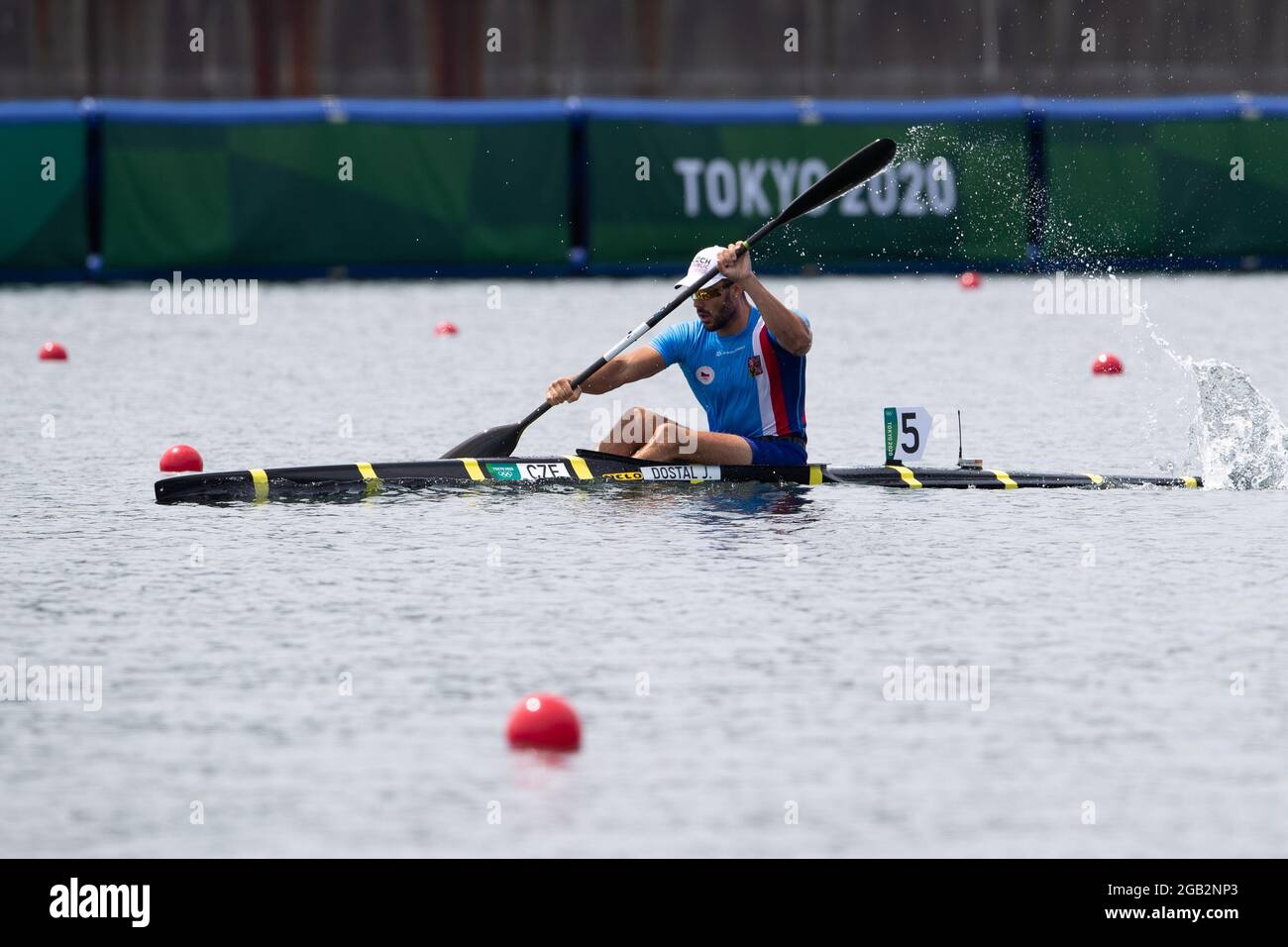 Tokyo, Japan. August 02, 2021: Josef Dostal (79) of Czech Republic in ...