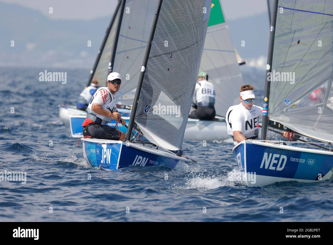 Kanagawa, Japan. 31st July, 2021. Kazumasa Segawa (JPN) Sailing : Men's ...
