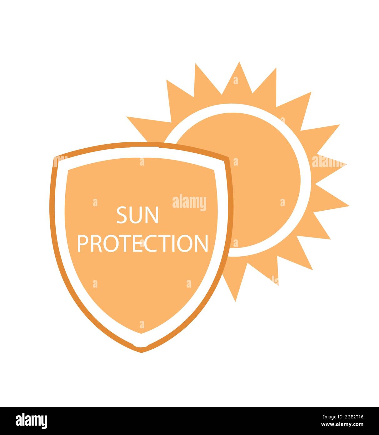 sun protection vector illustration Stock Vector Image & Art - Alamy