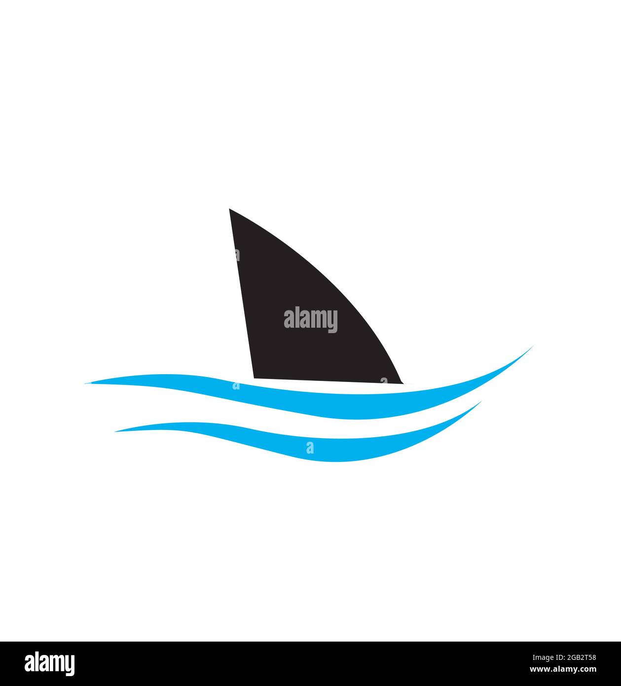 Shark icon vector illustration Stock Vector Image & Art - Alamy