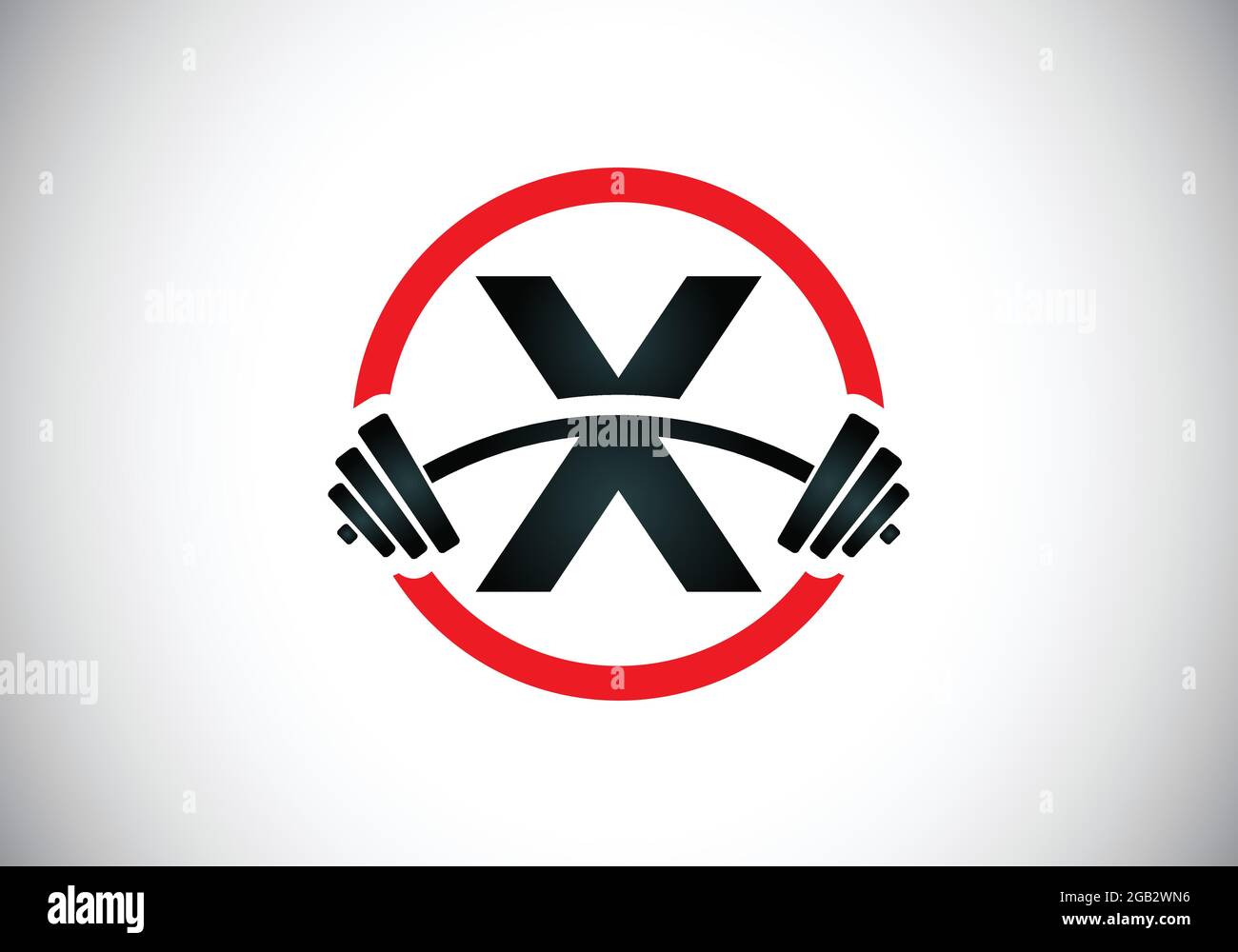 X sport fitness logo Stock Vector Images - Alamy