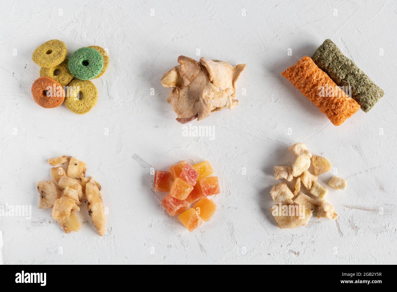 different snacks to feed hamsters Stock Photo - Alamy