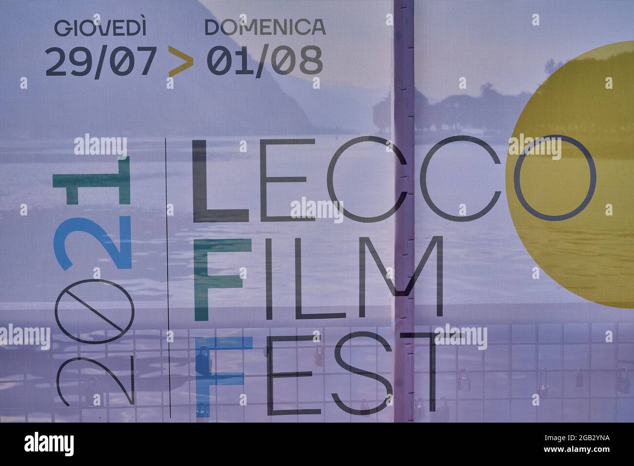 LECCO CITY - ITALY - 31 July 2021: Lecco Film Fest 2021 LOGO Stock ...