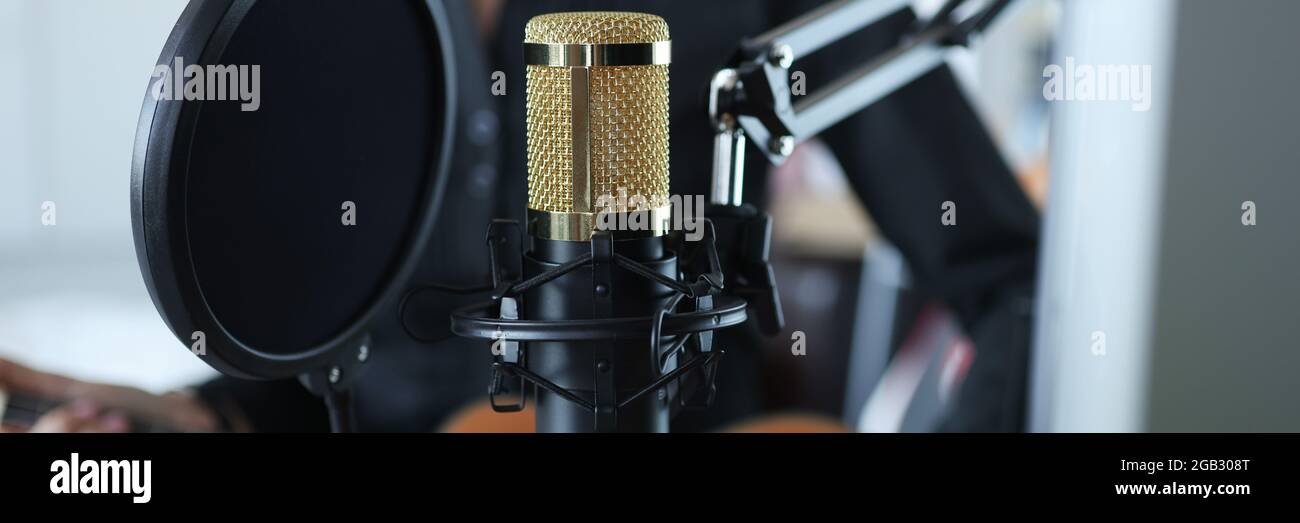 Gold Recording Studio Microphone