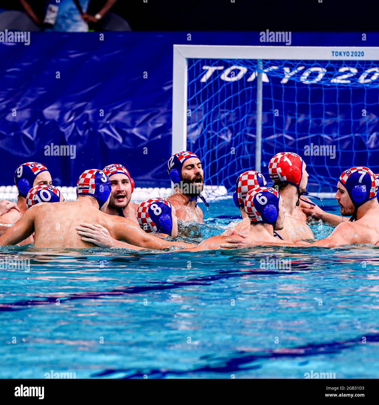 TOKYO, JAPAN - AUGUST 2: Lovre Milos of Croatia, Josip Vrlic of Croatia ...