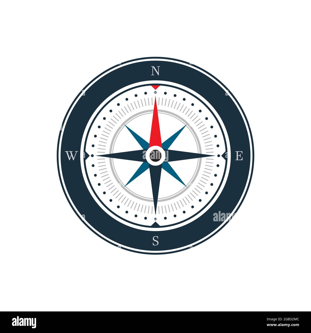 Compass vector icon illustration design Template Stock Vector Image ...