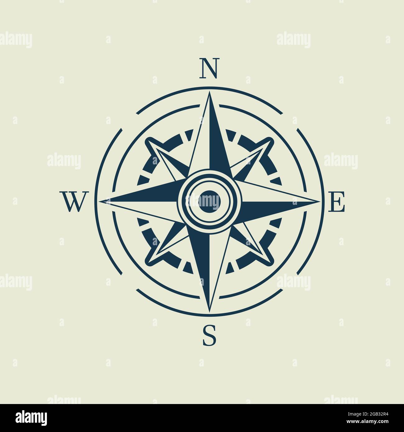 Compass vector icon illustration design Template Stock Vector Image ...