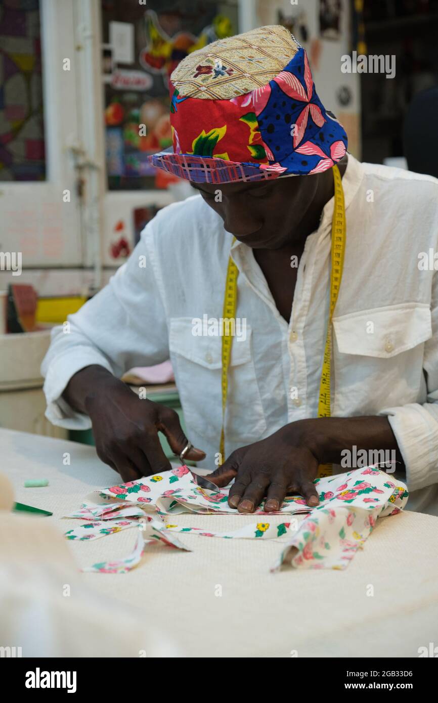 African Tailor In His Shop High Resolution Stock Photography and Images ...