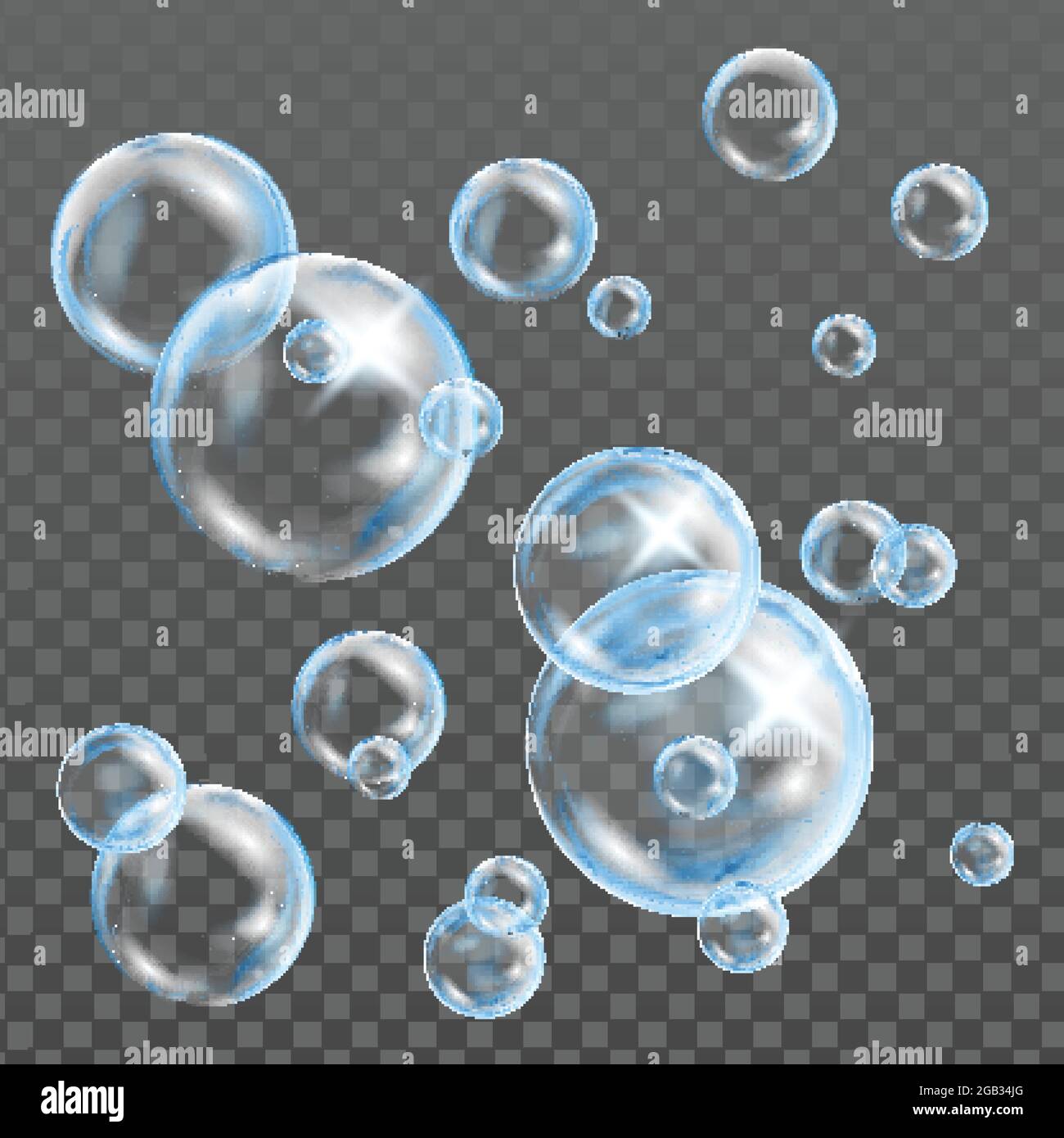 Underwater Bubbles Vector