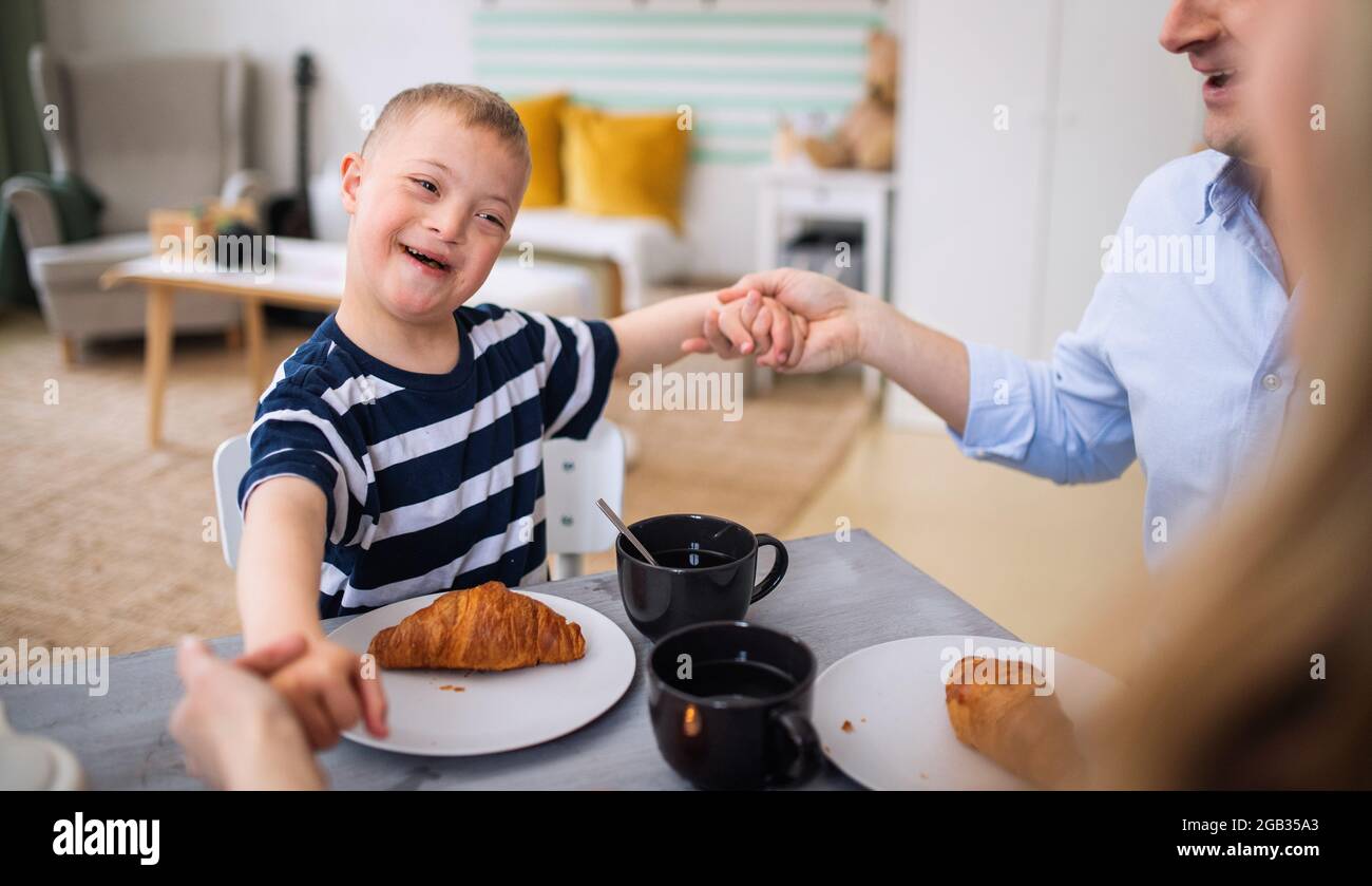 Down syndrome boy unrecognizable hi-res stock photography and images ...