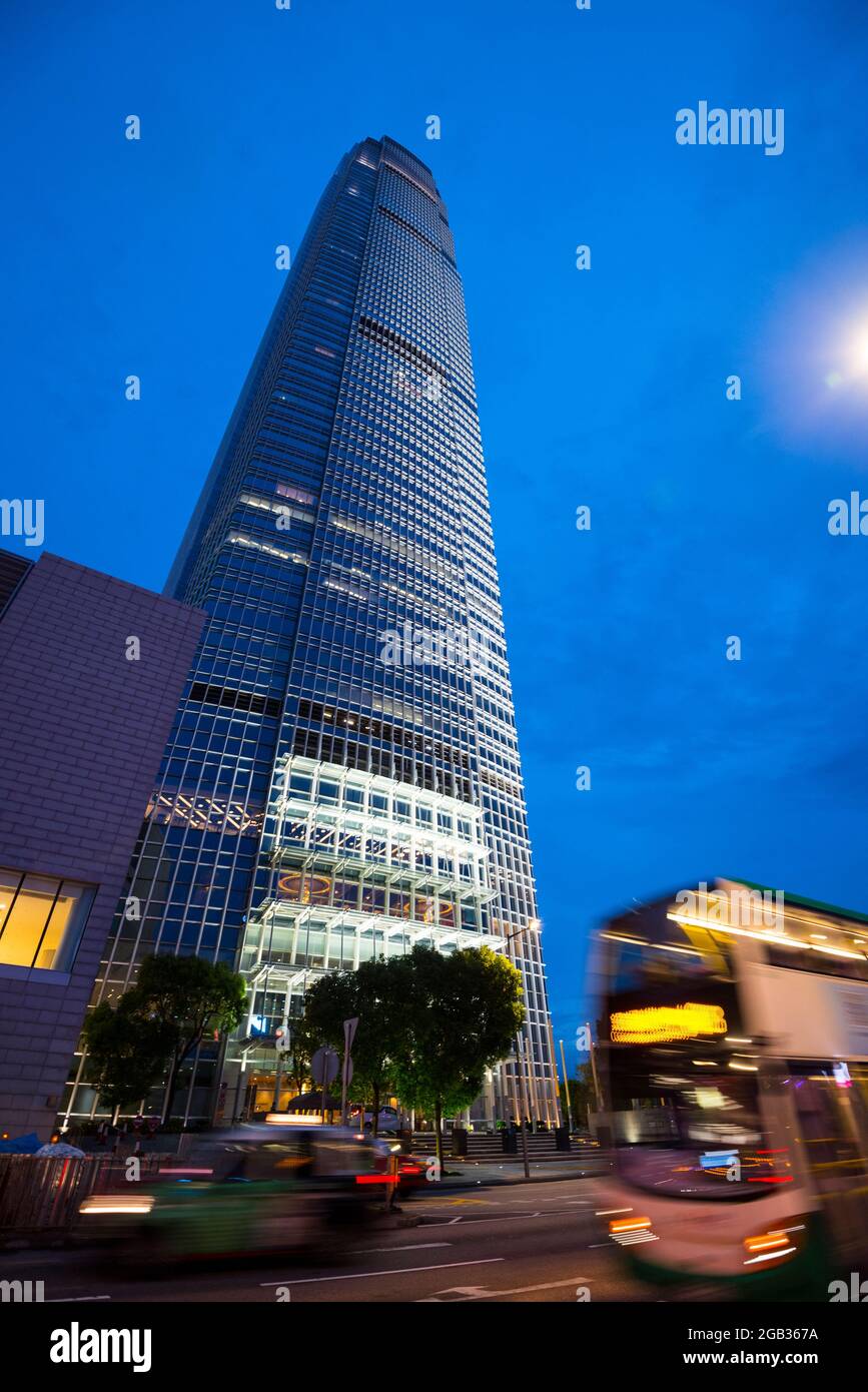 The IFC2 International Finance Centre, Central financial district, Hong ...