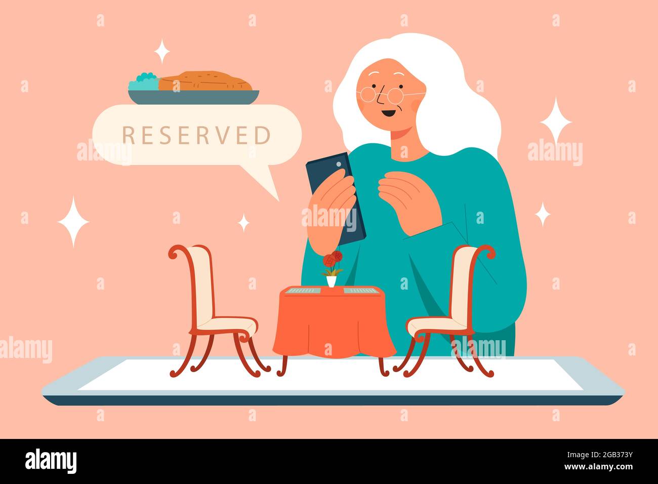 Reserved reservation Stock Vector Images - Alamy