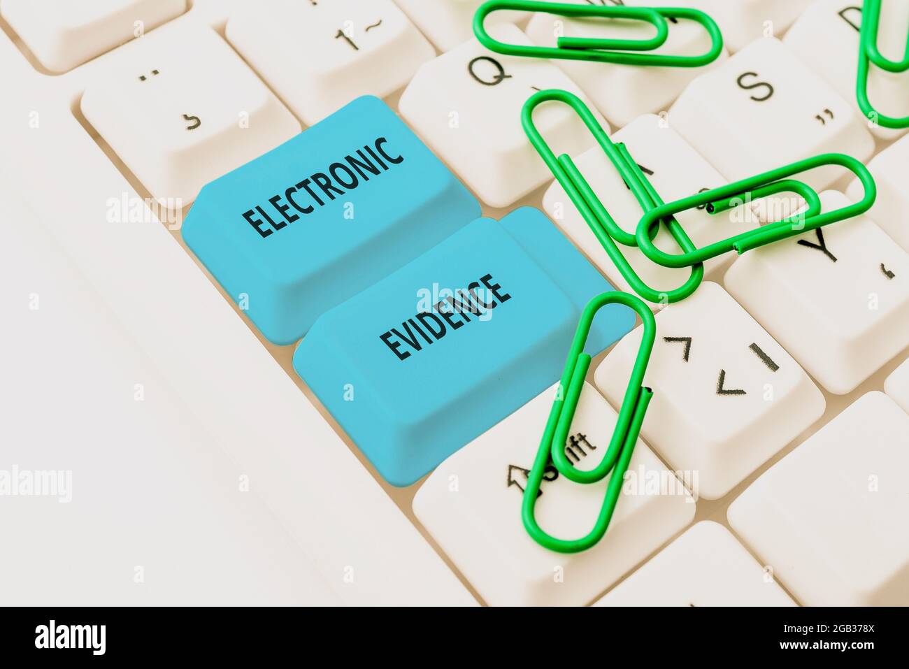 Text showing inspiration Electronic Evidence. Business concept ...