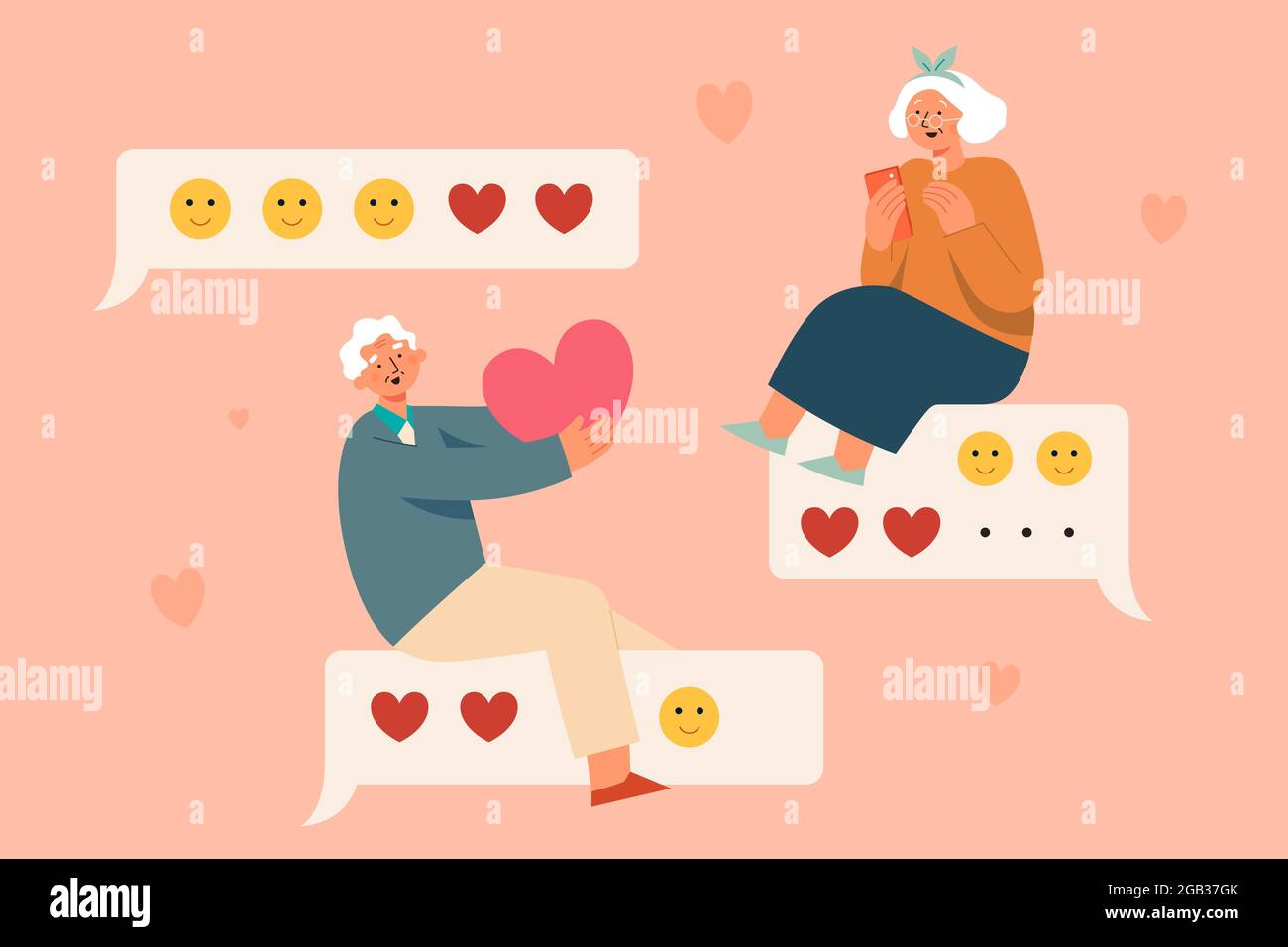 Man conveying message Stock Vector Images - Alamy