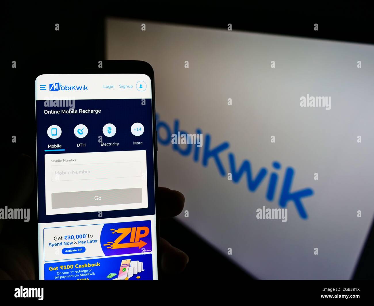 Mobikwik logo hi-res stock photography and images - Alamy