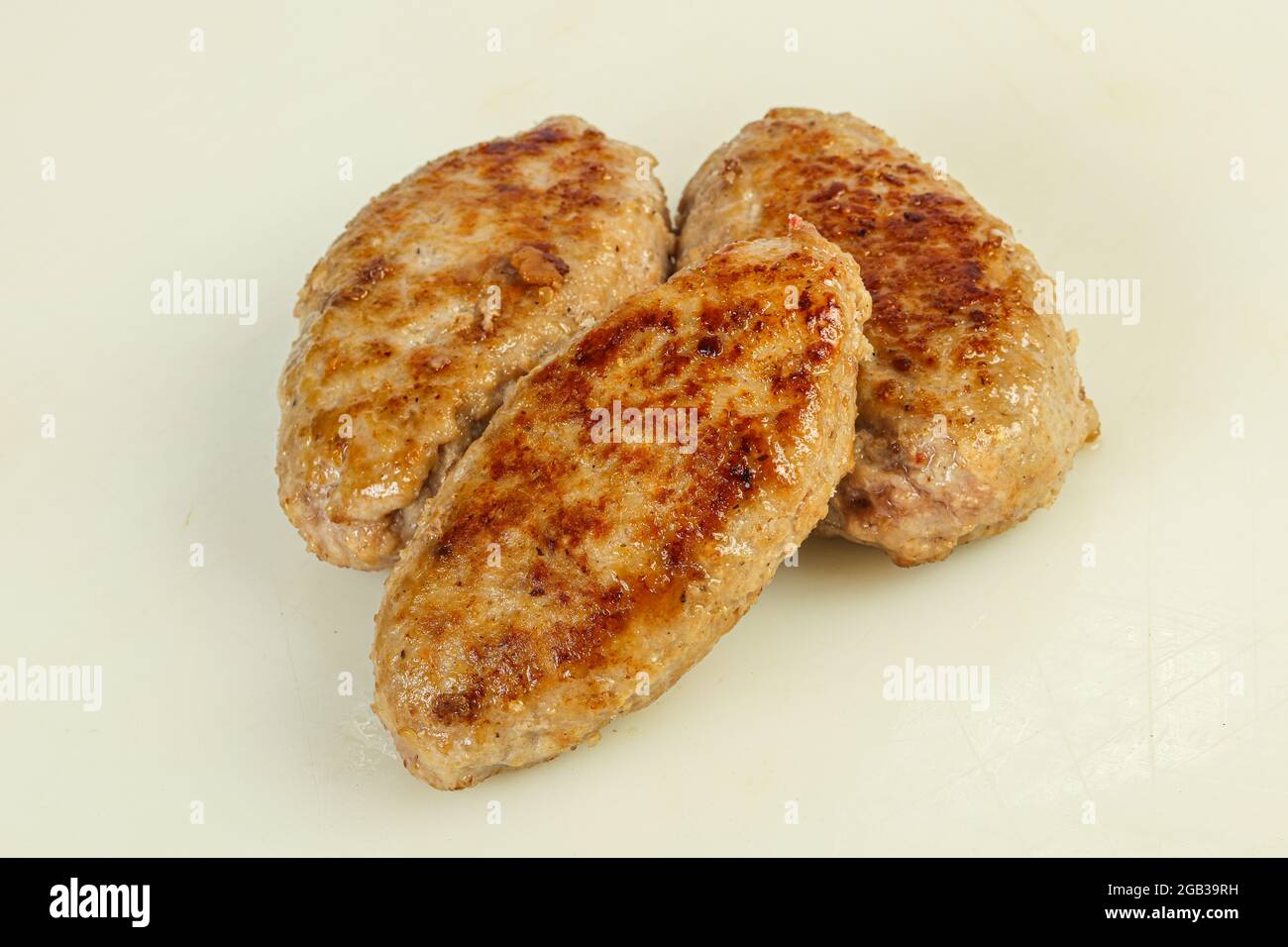 Homemade roasted cutlet with minced meat Stock Photo - Alamy