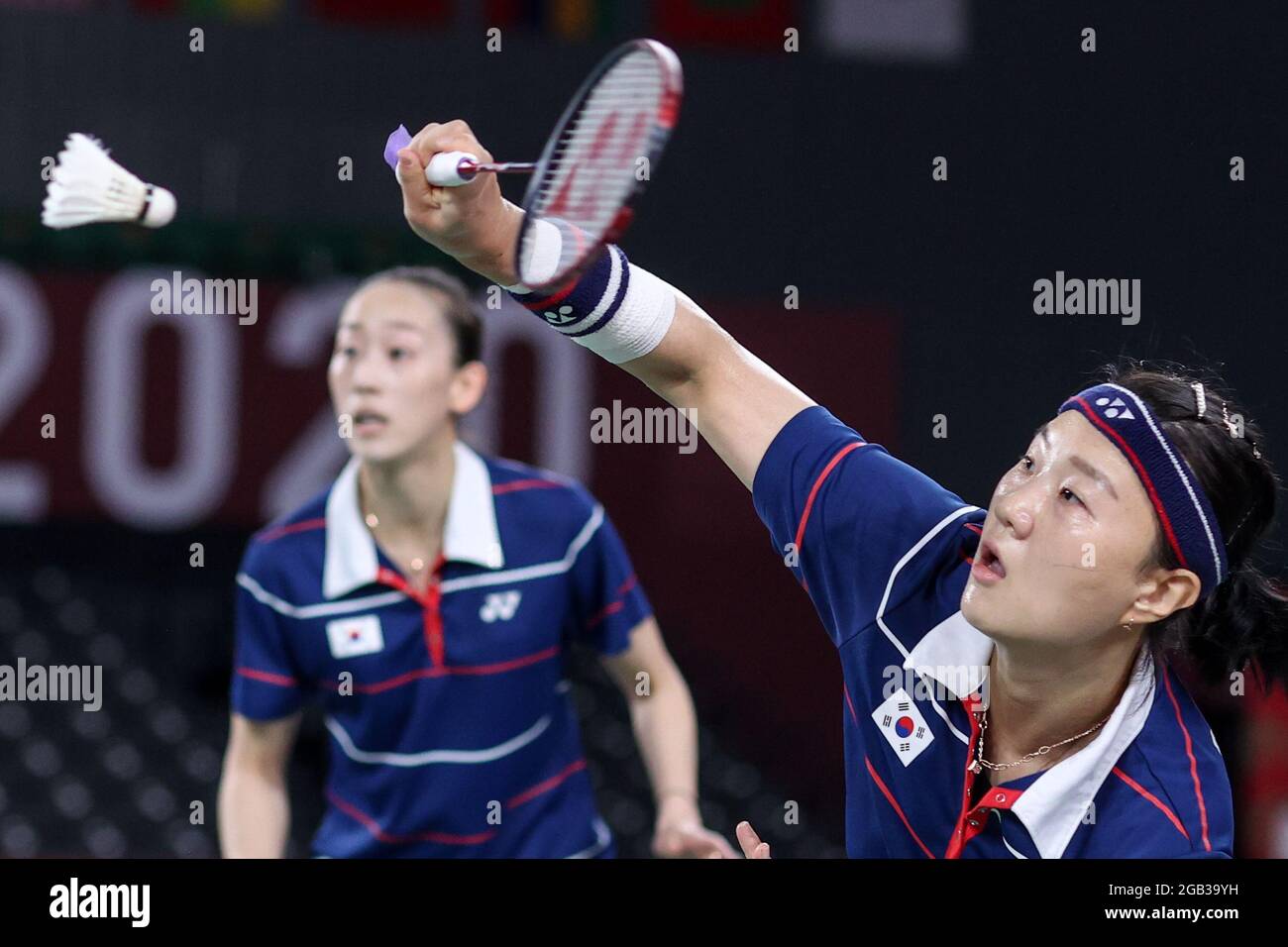 Tokyo, Japan. 2nd Aug, 2021. South Korea's Lee So-hee/Shin Seung-chan ...