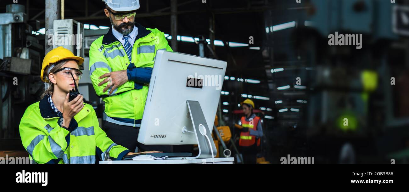 group of engineering engine machine controller control on monitor ...
