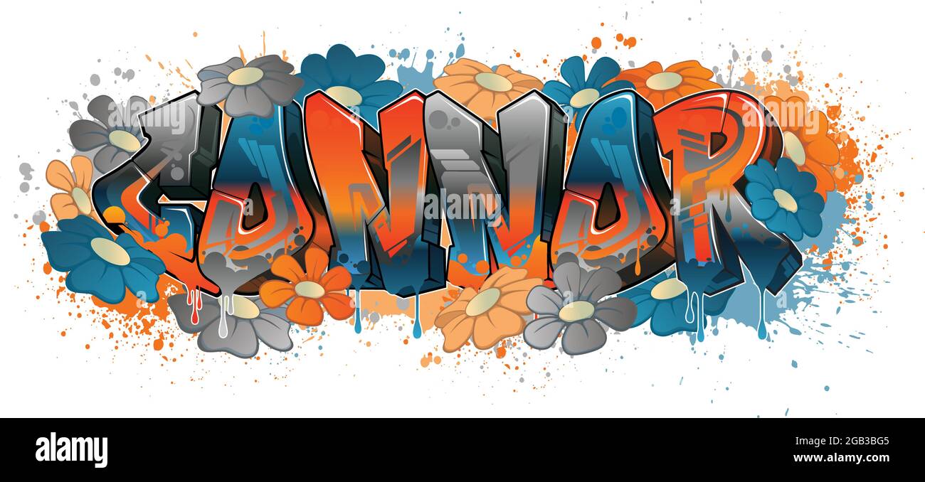 The Name Daniel In Graffiti