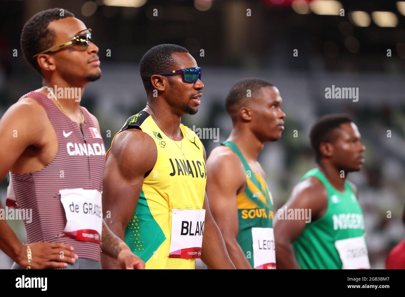 Tokyo, Japan. 1st Aug, 2021. de GRASSE Andre (CAN), BLAKE Yohan (JAM ...