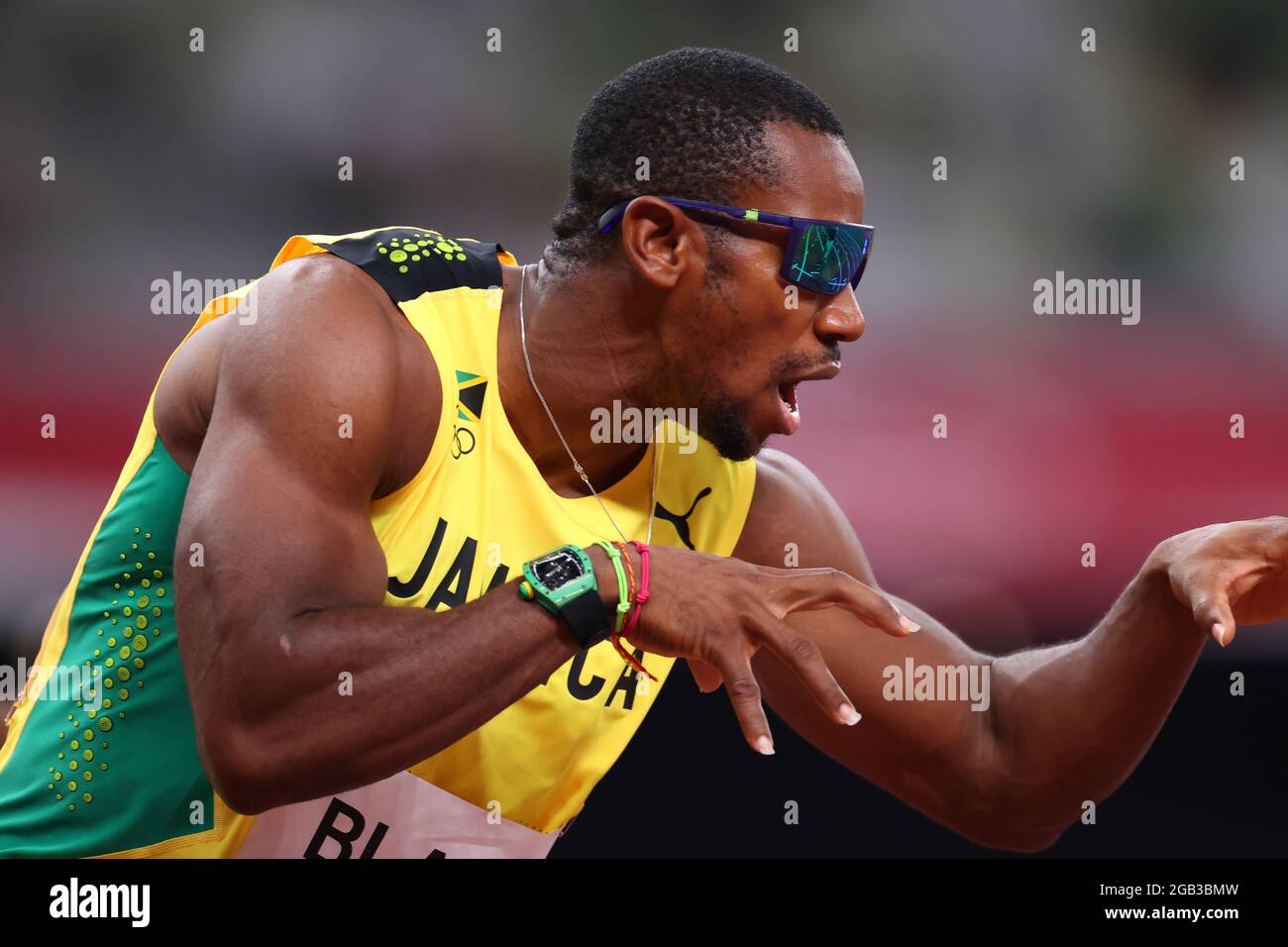 Tokyo, Japan. 1st Aug, 2021. BLAKE Yohan (JAM) Athletics : Men's 100m ...